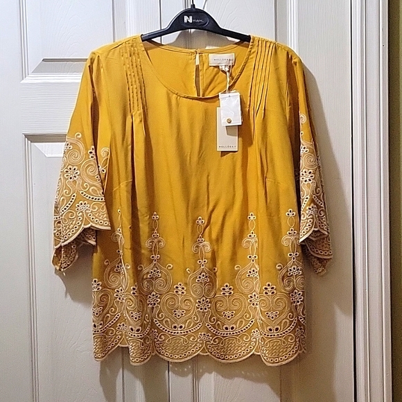 MELLODAY | Tops | Melody Embroidered Top | Poshmark